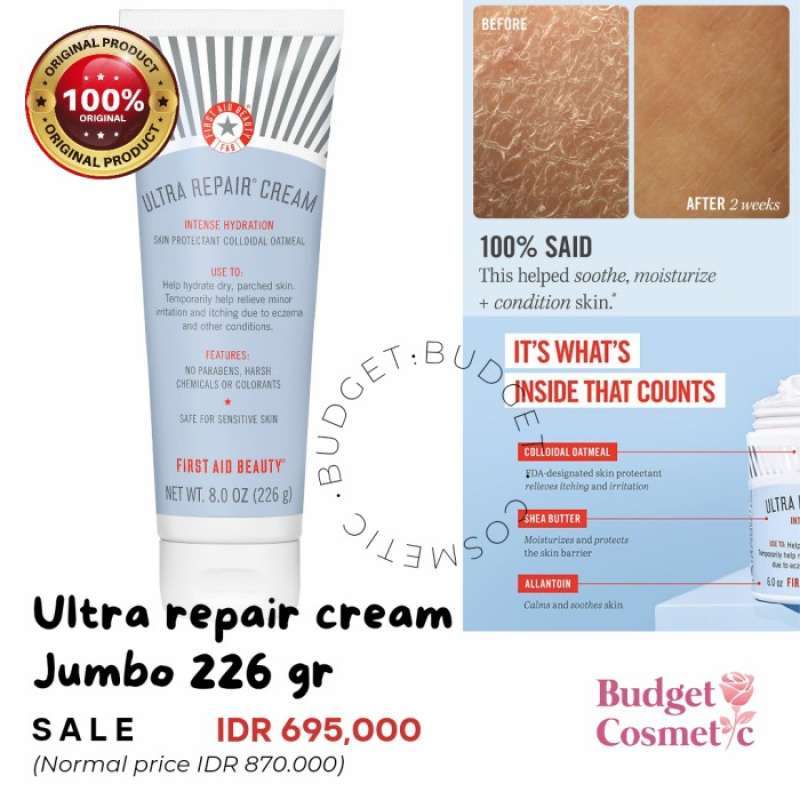 Promo First Aid Baeuty Ultra Cream Repair Authentic / Moisturizer ...