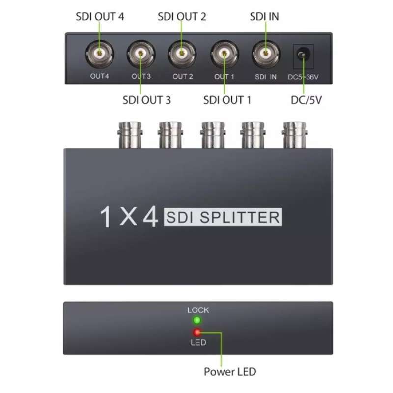 Jual Sdi Splitter 4 Port Netline / Sdi Splitter 1x4 Di Seller Circlet ...