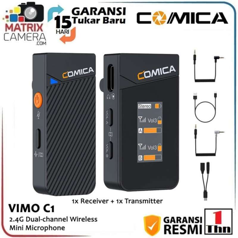 Jual Comica Vimo C Series 2.4ghz Dual Channel Mini Wireless Microphone Di Seller Circlet ...