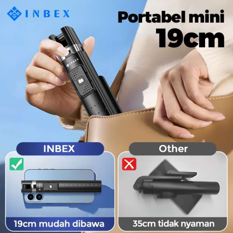 Jual Inbex Ib100 Tongkat Selfie 4 Kaki Tripod Multifungsi Braket ...