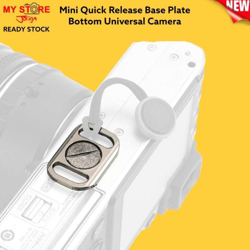 Jual Quick Release Base Plate Bottom 1/4 Universal Camera Strap Peak Design - Gun Metal Di ...