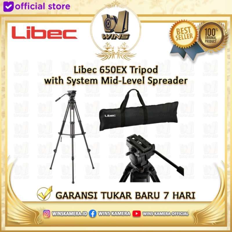 Jual Tripod Libec 650ex Profesional Tripod For Camcorder, Dslr, Mirrorless Di Seller Circlet ...