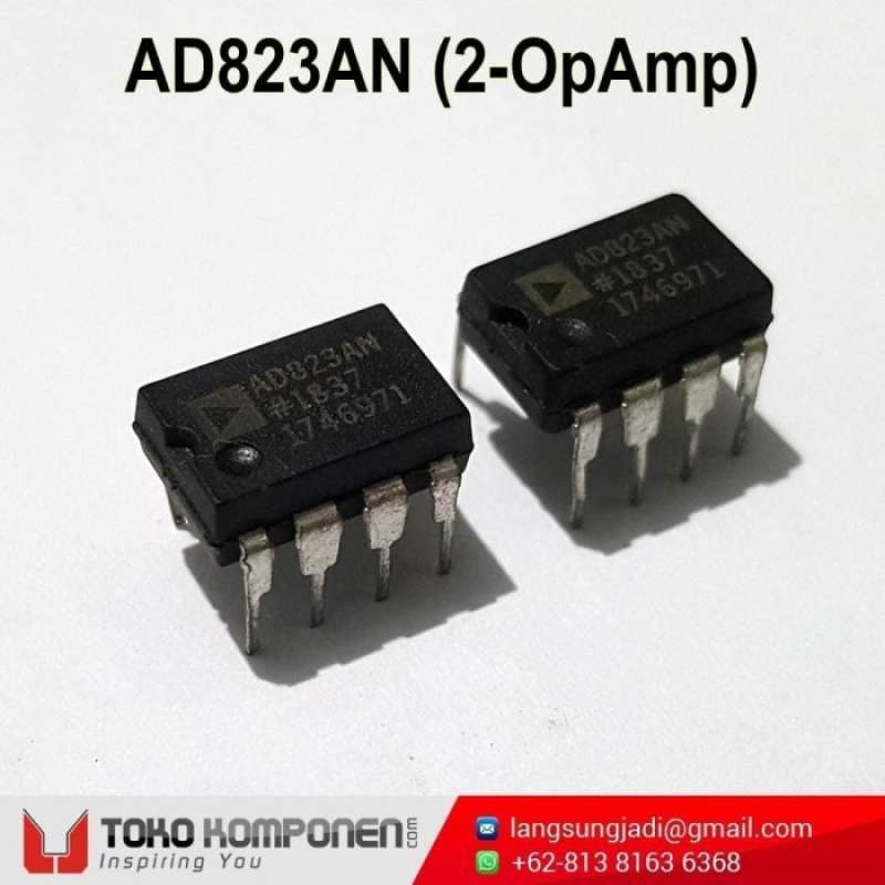 Jual Ad823an Ad823 Dual Opamp Lm4562 Lme49720 Ne5532 Tl072 Tl082 4558 ...