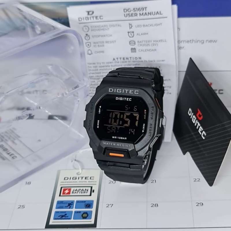 Jual Digitec Dg-5169t Jam Tangan Digital Pria Original Rubber - Hijau ...