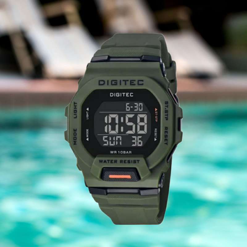 Jual Digitec Dg-5169t Jam Tangan Digital Pria Original Rubber - Hijau ...