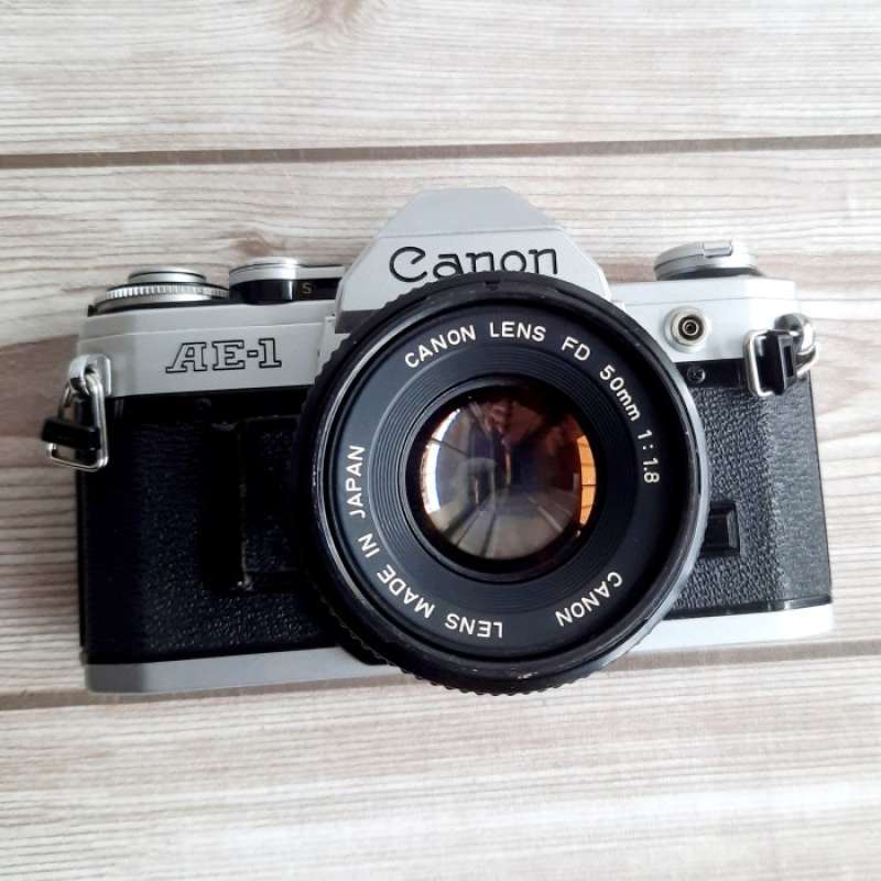 Jual Kamera Analog Canon Ae-1 Kit Lensa Canon Fd 50mm Di Seller Circlet ...