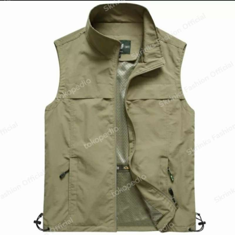 Jual Rompi Casual Pria 2 Saku Hijau Army -m Di Seller Wd_store ...