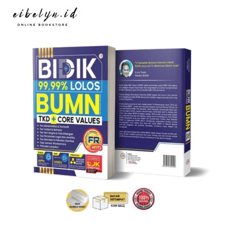 Promo Ori Best Seller!! Buku Bumn 2023 Bidik 99,99% Lolos Bumn Tkd ... Promo Ori Best Seller!! Buku Bumn 2023 Bidik 99,99% Lolos Bumn Tkd ...