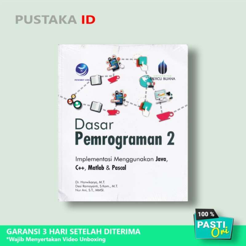 Promo Buku Dasar Pemrograman 2, Implementasi Menggunakan Java, C++ ... Promo Buku Dasar Pemrograman 2, Implementasi Menggunakan Java, C++ ...