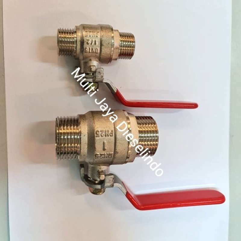 Promo Ball Valve Full Bore Drat Luar 1 Inch / Stop Kran Pn25 Drat Luar Diskon 23% Di Seller ...
