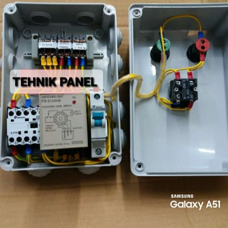 Promo Panel Control Water Level 1 Tandon / Otomatis Pompa 1tandon ...