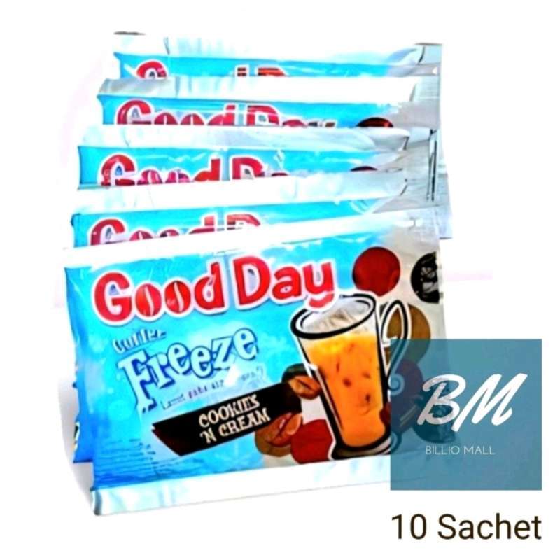 Jual Good Day Freeze 1 Renceng (10 Sachet) Mocafrio, Hazelnut Macchiato ...