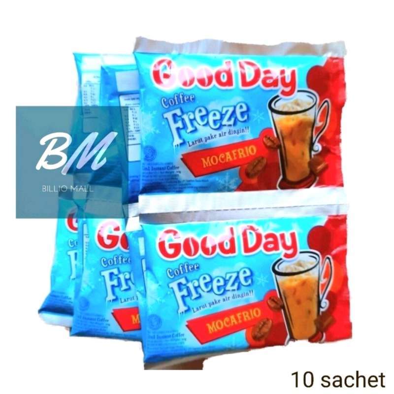 Jual Good Day Freeze 1 Renceng (10 Sachet) Mocafrio, Hazelnut Macchiato ...