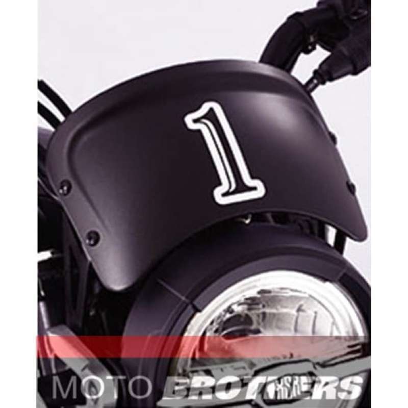 Promo Screen / Visor / Windshield / Fly Screen Black Xsr155 Xsr 155 ...