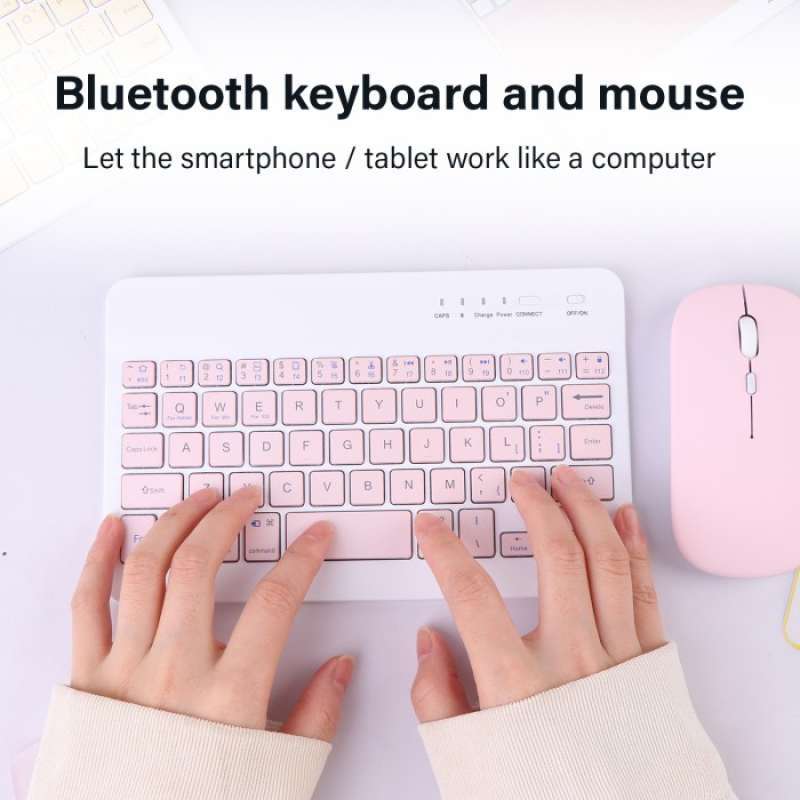 Promo Tab A9 8.7 Inch 2023 Wireless Keyboard Mouse Set Tablet Stand ...
