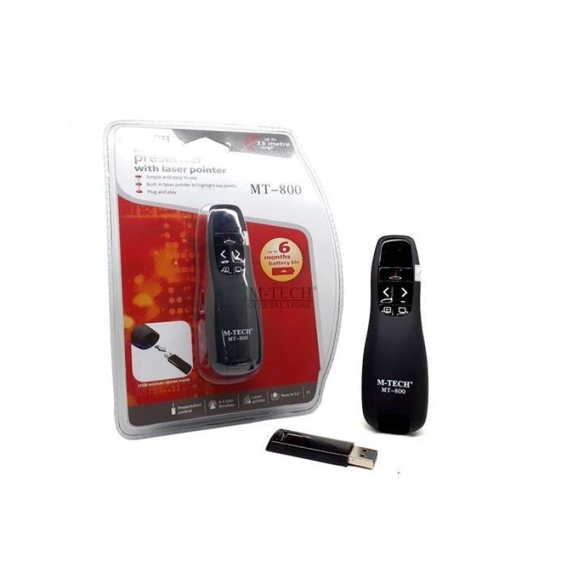 Promo Mt-800 Laser Pointer Red Wireless Presentasi M-tech Mt800 Diskon ...