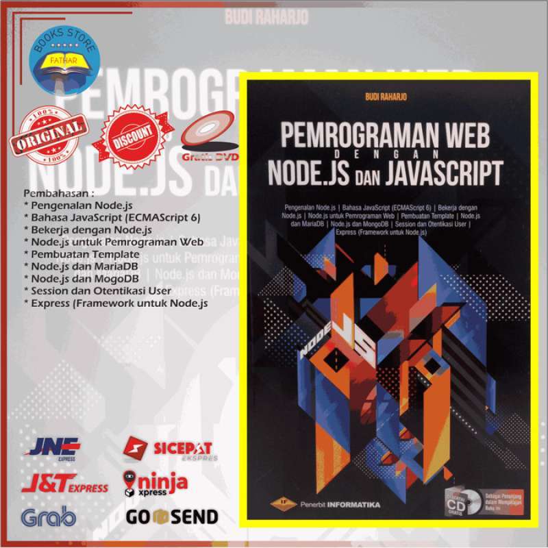 Jual Buku Pemrograman Web Dengan Node Js Dan Javascript Bahasa Pengenalan Di Seller Winter ...