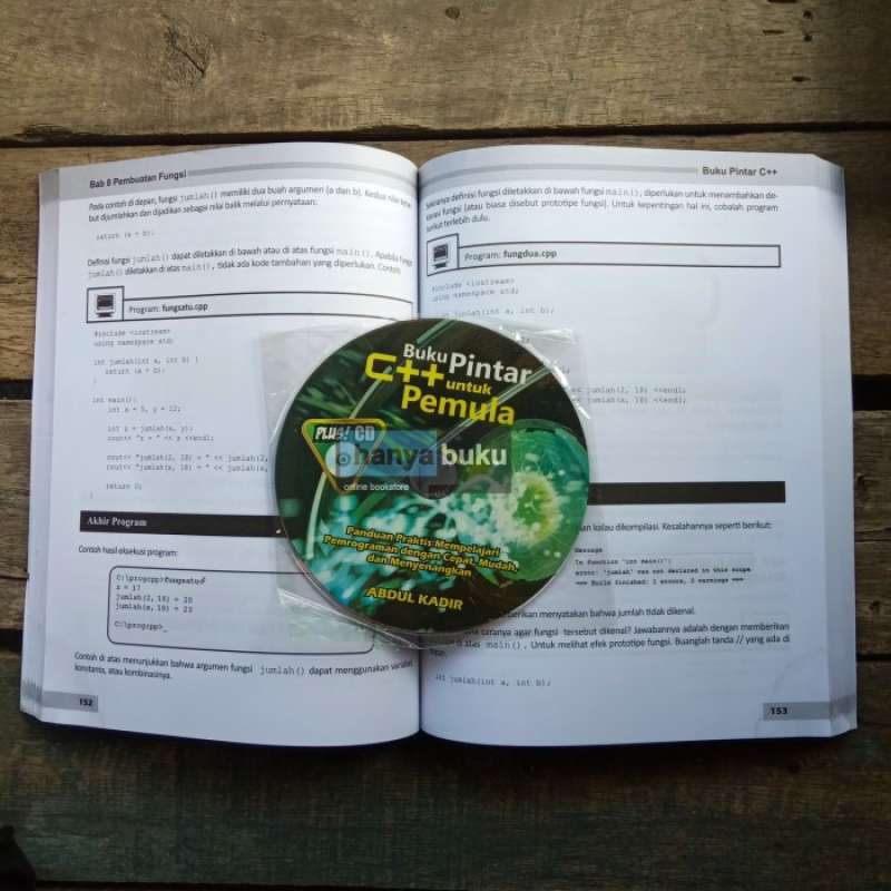 Jual Buku Pintar C++ Untuk Pemula - Abdul Kadir - Komputer Gampang ...