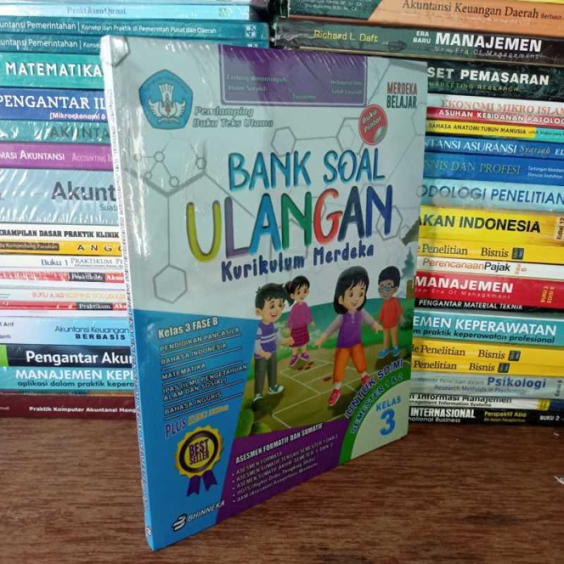 Jual Buku Pintar Bank Soal Ulangan Kurikulum Merdeka Sd/mi Kelas 3 Smt 1&2 Di Seller Winter ...