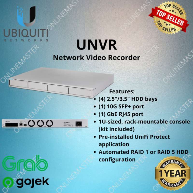 Promo Ubiquiti Unvr Unifi Tect Network Video Recorder Diskon 23% Di ...