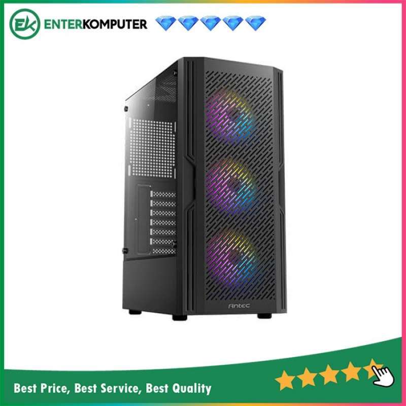 Jual Casing Antec Ax20 - Mid-tower Gaming Case - Tempered Glass Di ...
