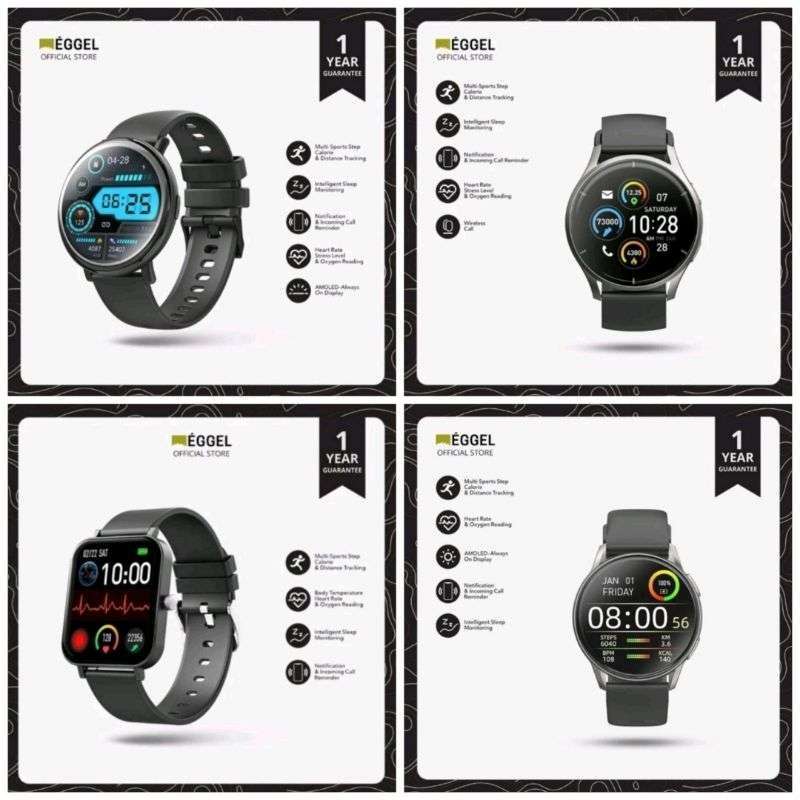 Jual Eggel Tempo 3 Pro Hd Amoled | Smartwatch | Jam Pintar | Smart ...