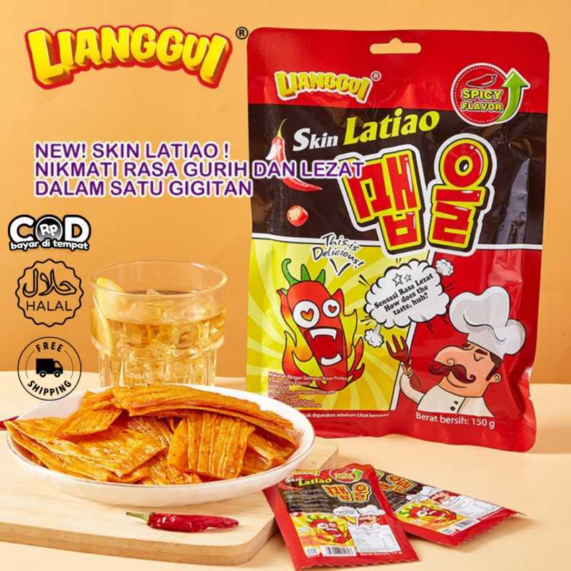 Jual Halal Snack Premium Lianggui Skinlatiao Rasa Pedas Manis Snack ...