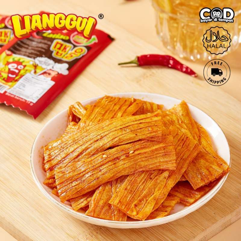 Jual Halal Snack Premium Lianggui Skinlatiao Rasa Pedas Manis Snack ...