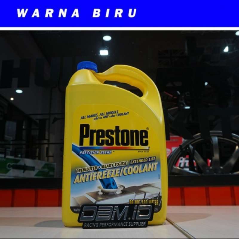 Promo Air Radiator Coolant Prestone 33% Concentrate Biru/blue (3.78 L ...