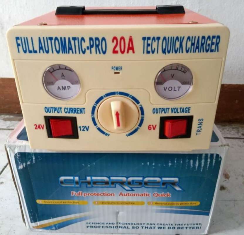 Promo Carger Aki Quick Full Tektion Automatic 20a Diskon 23% Di Seller ...