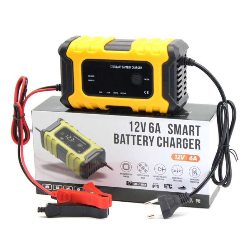 Promo Charger Aki Accu Mobil Motor Suv Digital Repair Mode 12v 6a 4-120 ...