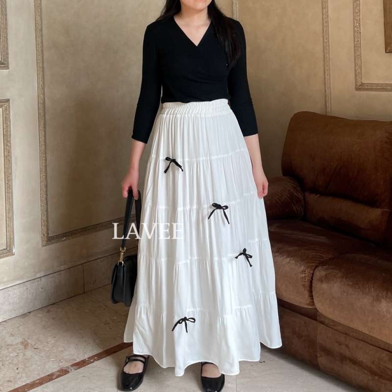 Promo Lavee - Ruby Skirt - Lavee Apparel / Rok Maxi Panjang Pita ...