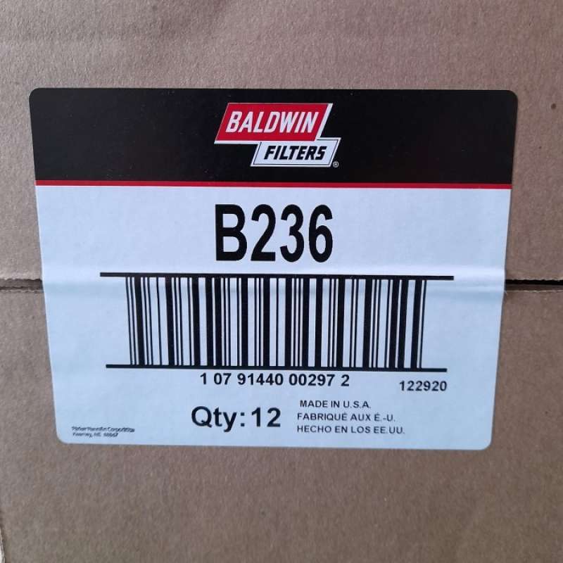 Promo B236 Baldwin Oil Filter W962 P553771 Lf4054 C-6204 Joc-88031 ...