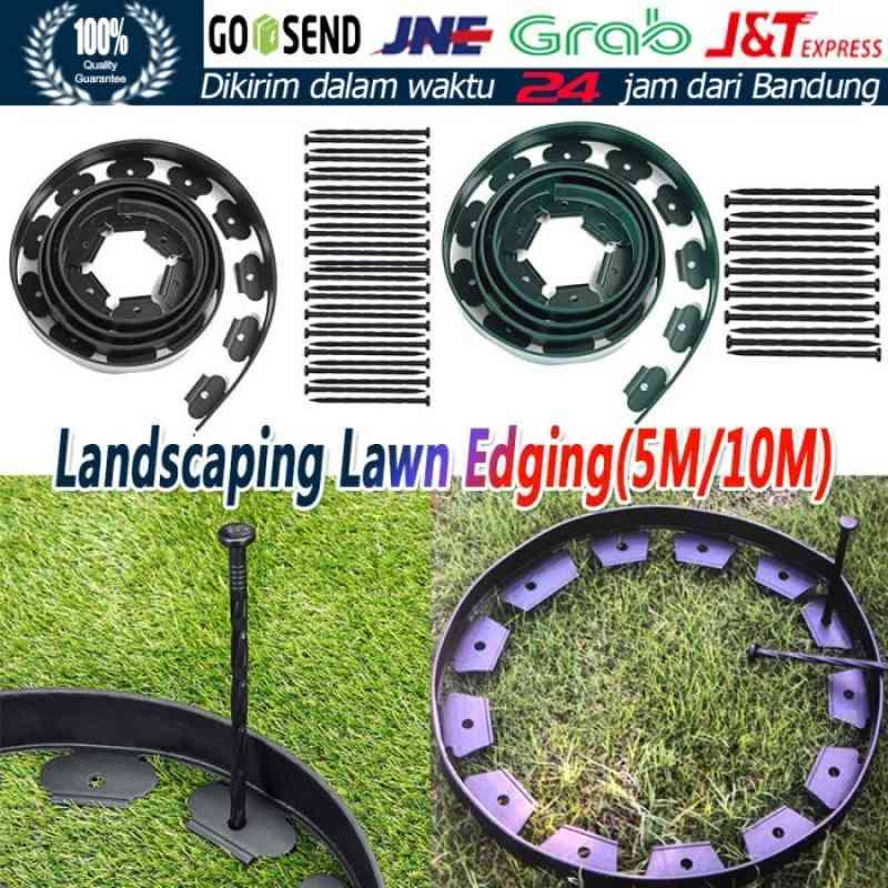 Jual Ã€ bonus Nailsã€‘5/10 Meter Garden Border Lawn Grass Edge Edging ...