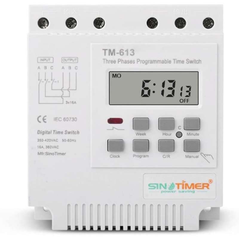 Promo Time Relay Programmable Timer 3 Phase Timer Switch 380v Sinotimer Diskon 23 Di Seller