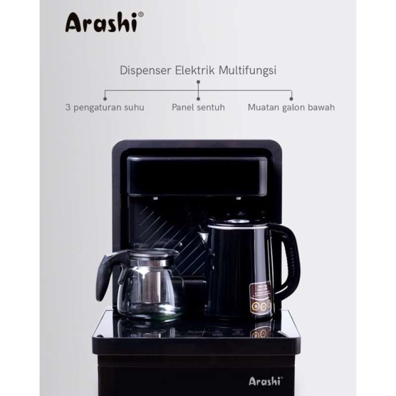 Jual Arashi Dispenser Air Galon Bawah Multifungsi Arashi Amd 01b / 02bc ...