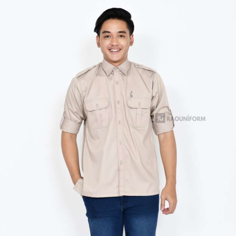 Promo Seragam Pdl/seragam Kerja Lapangan/kemeja Pdl Lengan Panjang ...