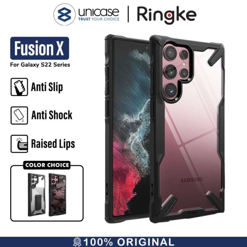 Promo Case Samsung Galaxy S22 Ultra / Plus Ringke Fusion X Anti Crack Casing Diskon 23% Di ...