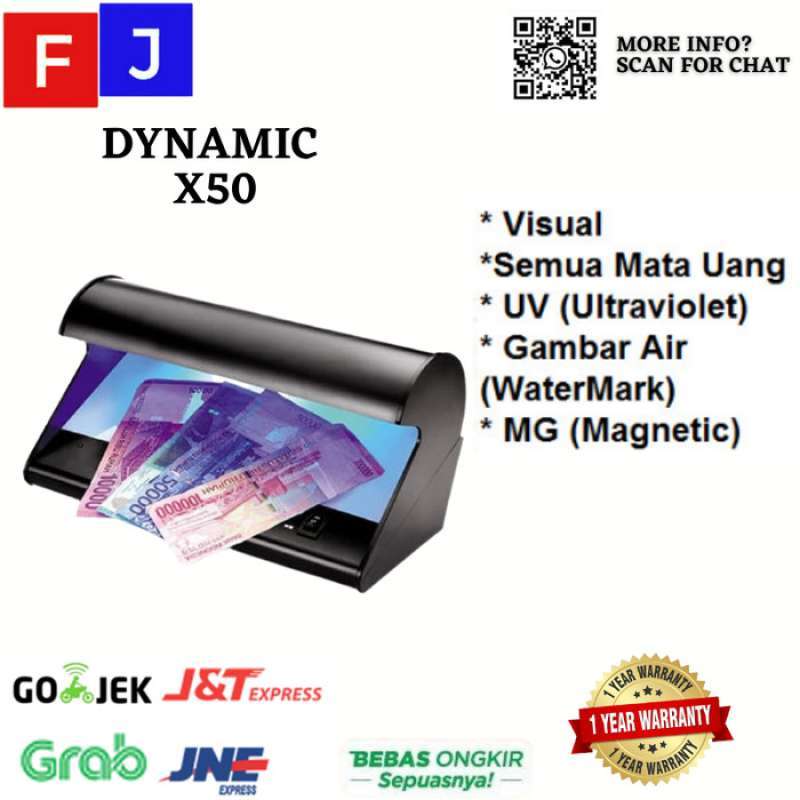 Promo Dynamic X50 Mesin Deteksi Uang Uv Mg Money Detector Resmi Baru Diskon 19% Di Seller ...