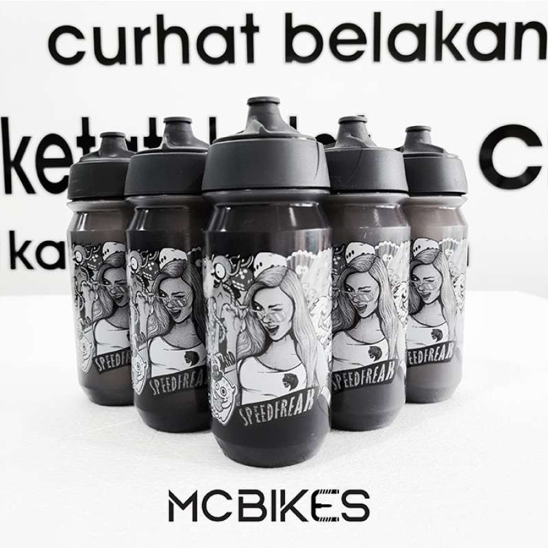 Promo Riesel Design Bottle Bidon 500ml Stickerbomb Ultra Black Ii ...