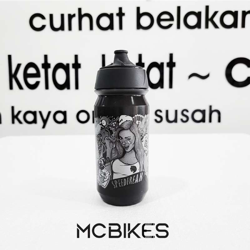 Promo Riesel Design Bottle Bidon 500ml Stickerbomb Ultra Black Ii ...