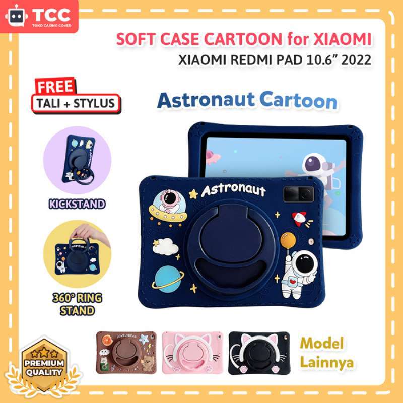 Promo Xiaomi Redmi Pad 10.6 2022 Soft Kids Case Kartun Anak Casing ...