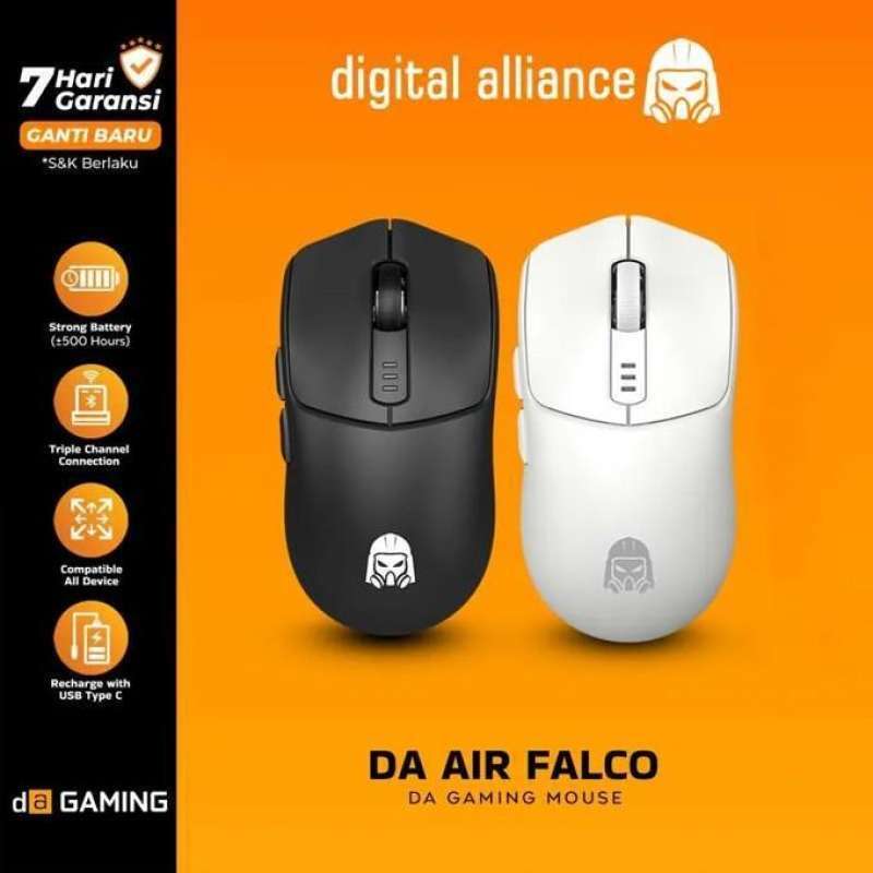 Jual Digital Alliance Da Air Wireless Gaming Mouse - Putih - Da Air Di ...