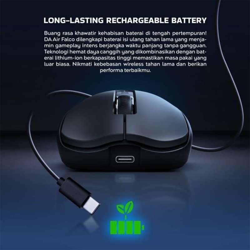 Jual Digital Alliance Da Air Wireless Gaming Mouse - Putih - Da Air Di ...