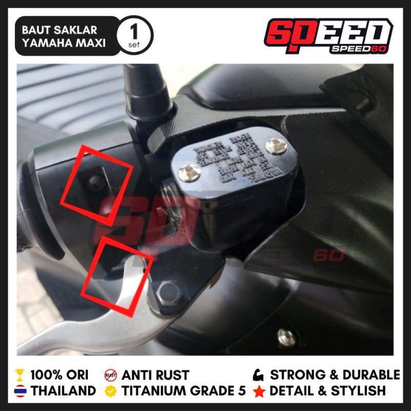 Jual Baut New Tech Saklar Yamaha Nmax Aerox Lexi Xmax Baut Titanium ...