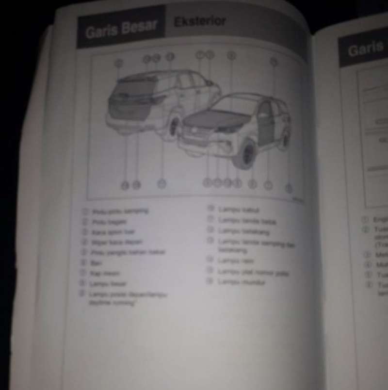 Jual Buku Manual Book Panduan Pemilik Mobil Toyota Fortuner Vrz Solar ...