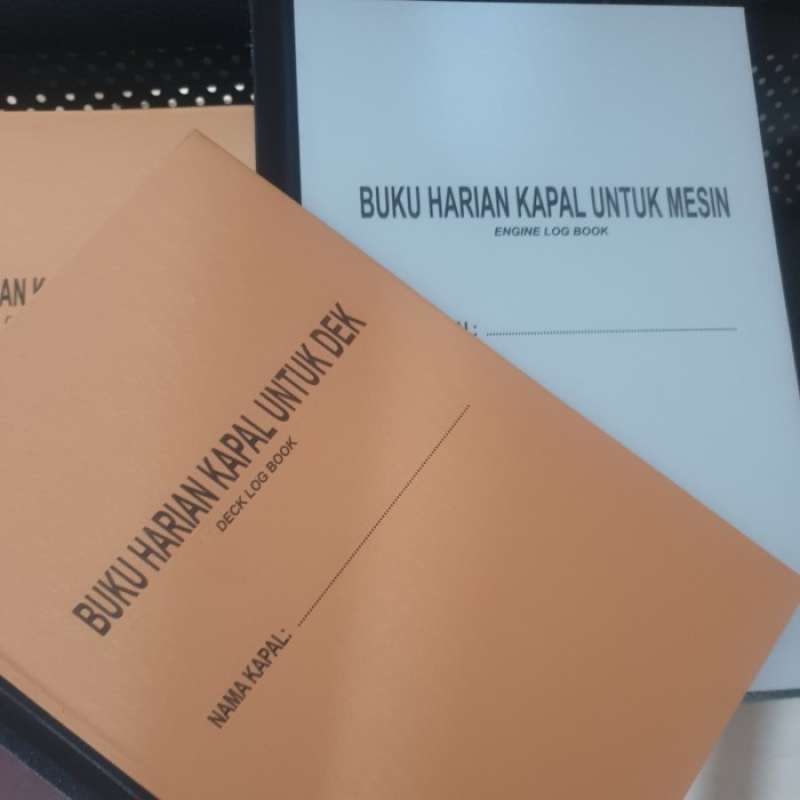 Jual Buku Jurnal Dek Dan Mesin Kapal/log Book Deck,engine Di Seller ...
