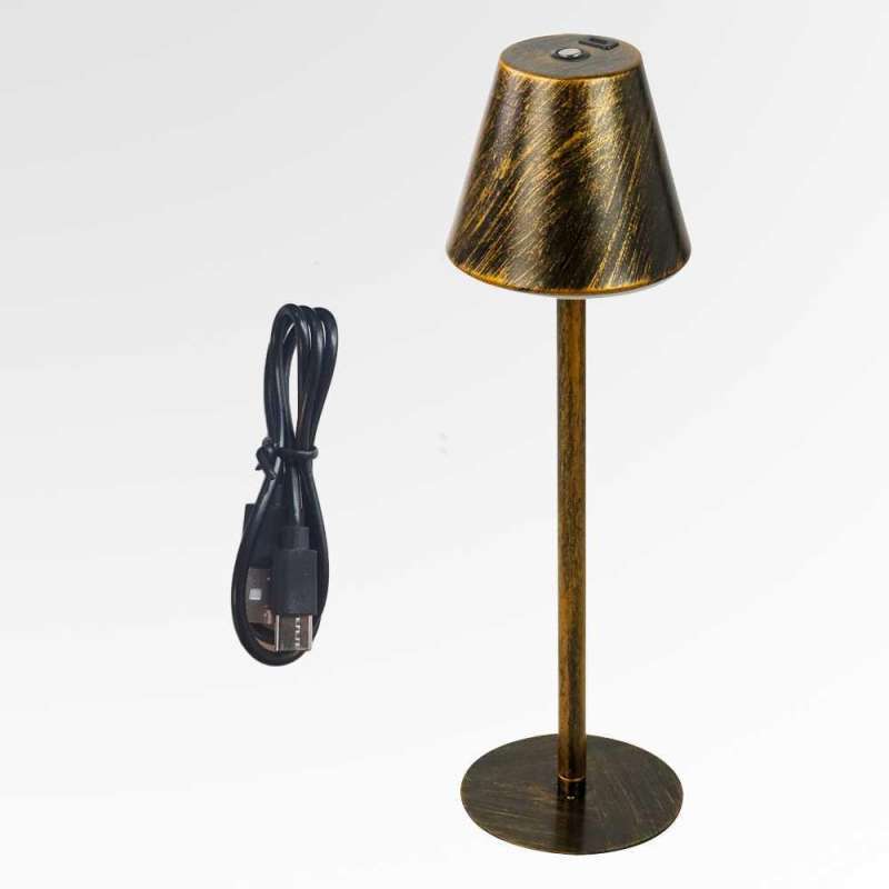 Jual Lampu Meja Hias Touch Led Desk Usb Rechargeable Tri Color 3w J420 Lampu Taman Tenaga Kamar ...