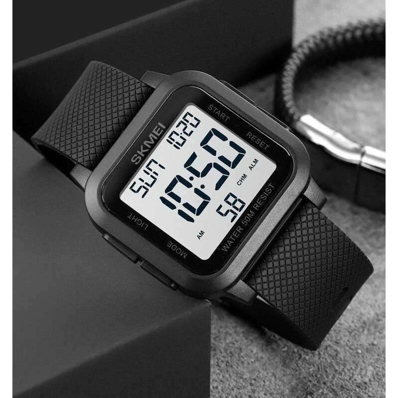 Jual Jam Tangan Digital Pria 1894 Aneh Pria Casual Jarum Divigo Tangam ...