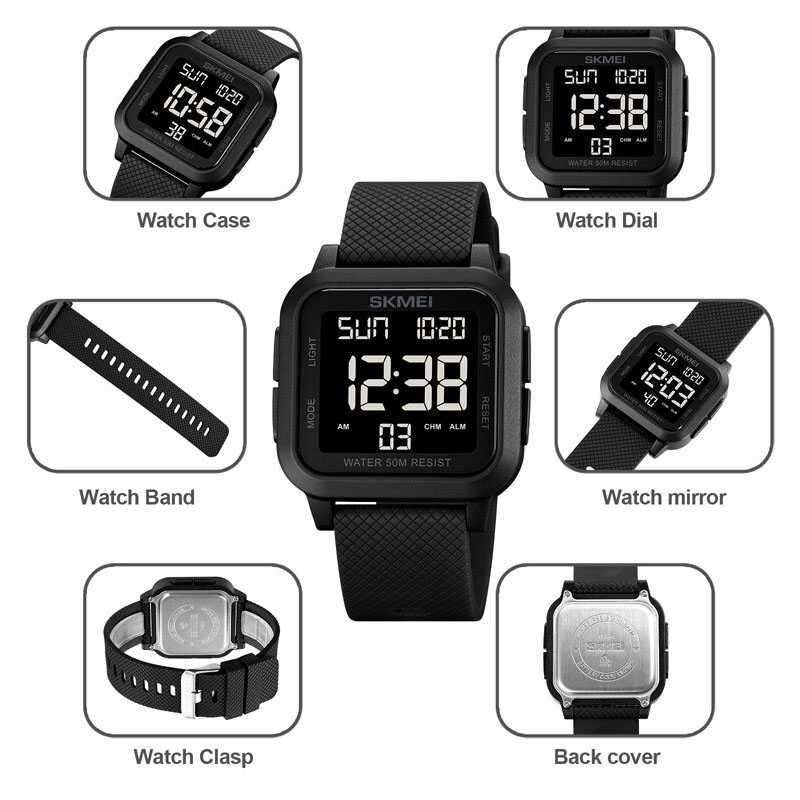 Jual Jam Tangan Digital Pria 1894 Aneh Pria Casual Jarum Divigo Tangam ...
